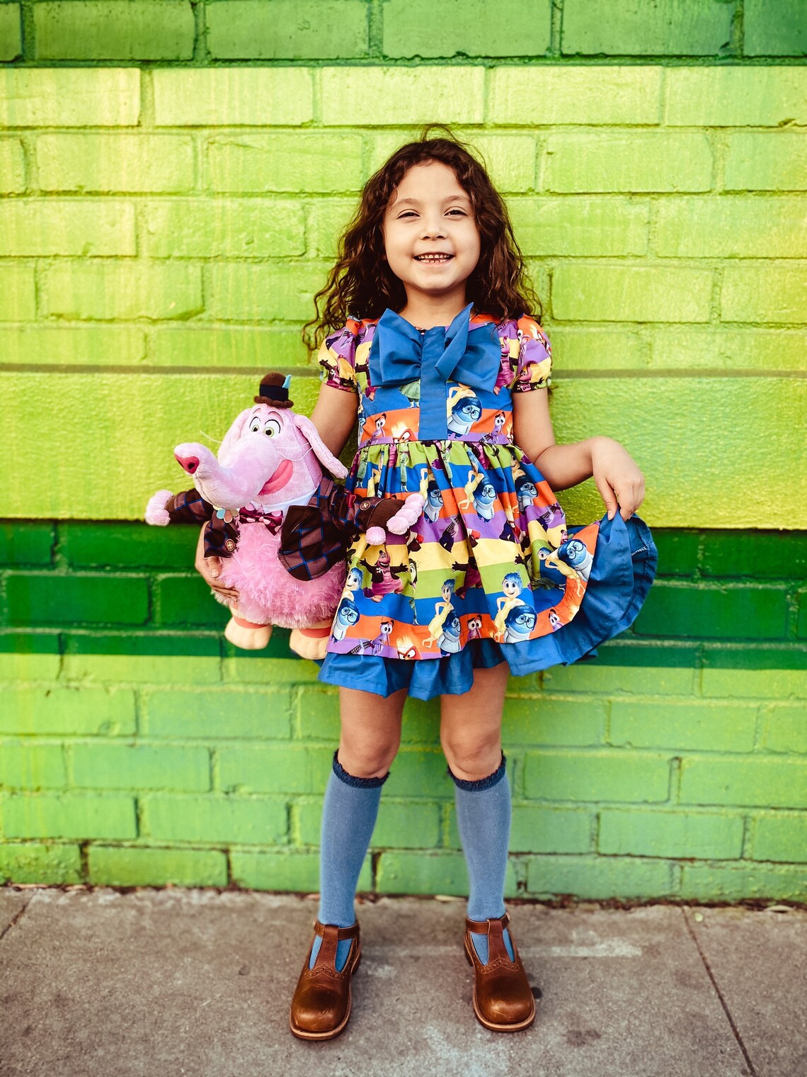 Girl’s “inside Out” Dress - Etsy