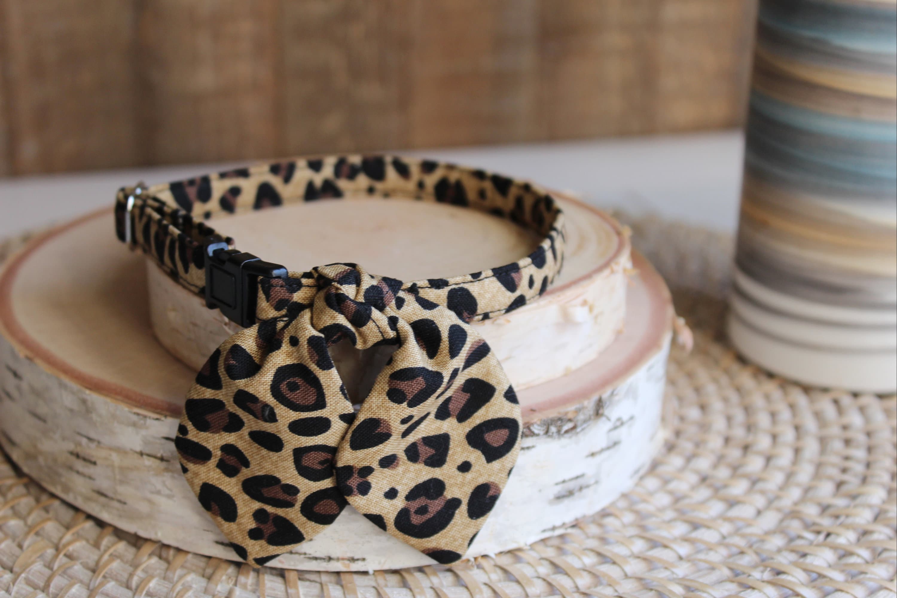 Cat Collar, Cat Collar With Bunny Ear Bowtie, Breakaway Cat Collar ...