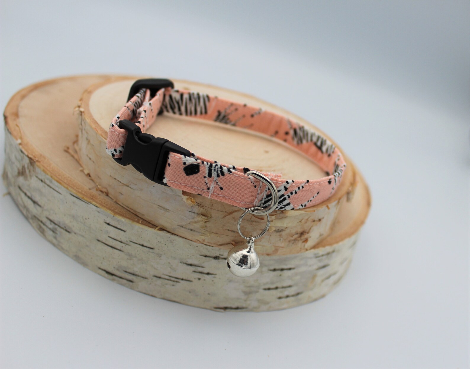 Cat Collar Zebra Print Cat Collar Black White Cat Collar - Etsy