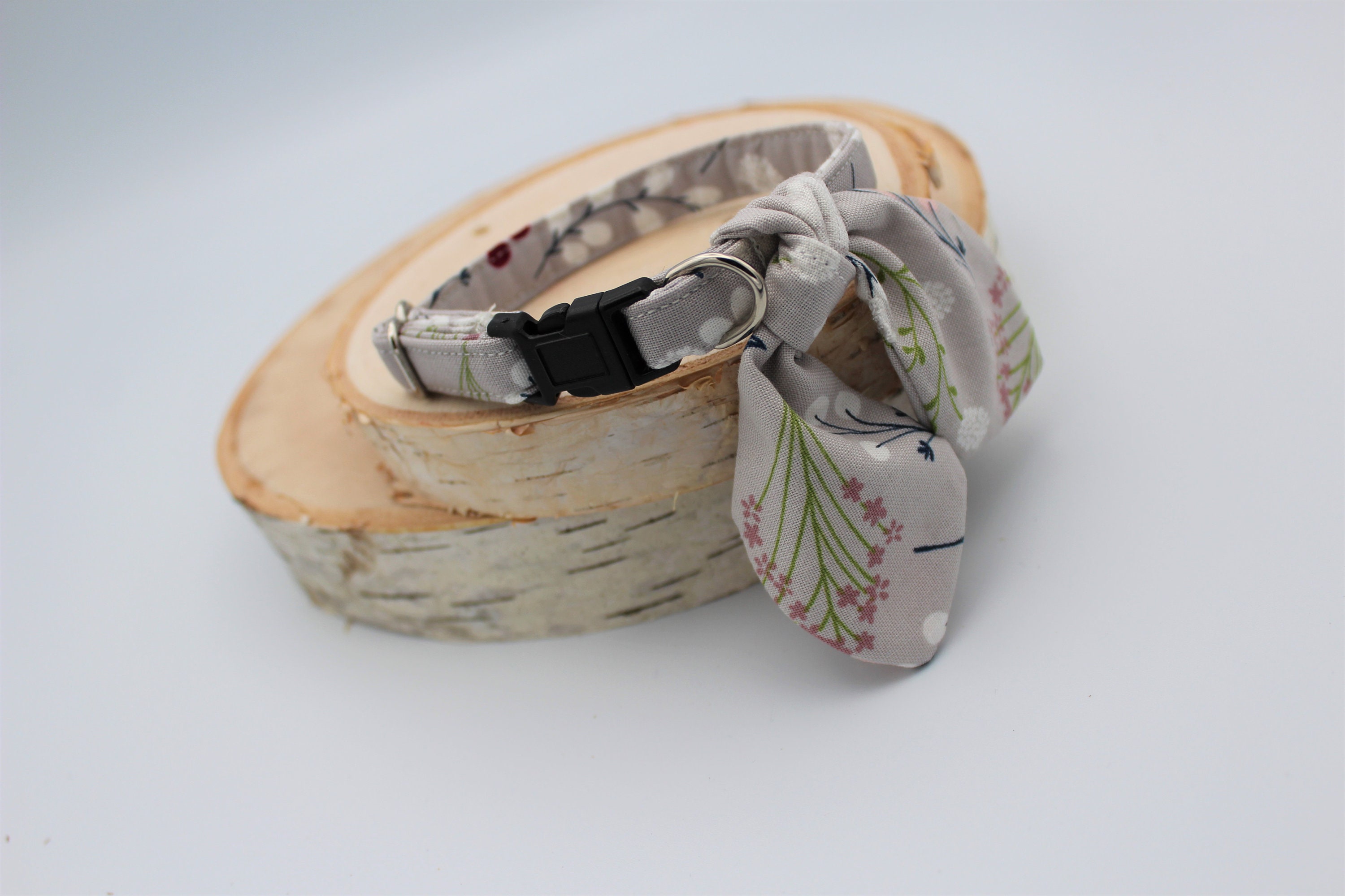 Cat Collar Cat Collar with Bunny Ear Bowtie Breakaway Cat | Etsy