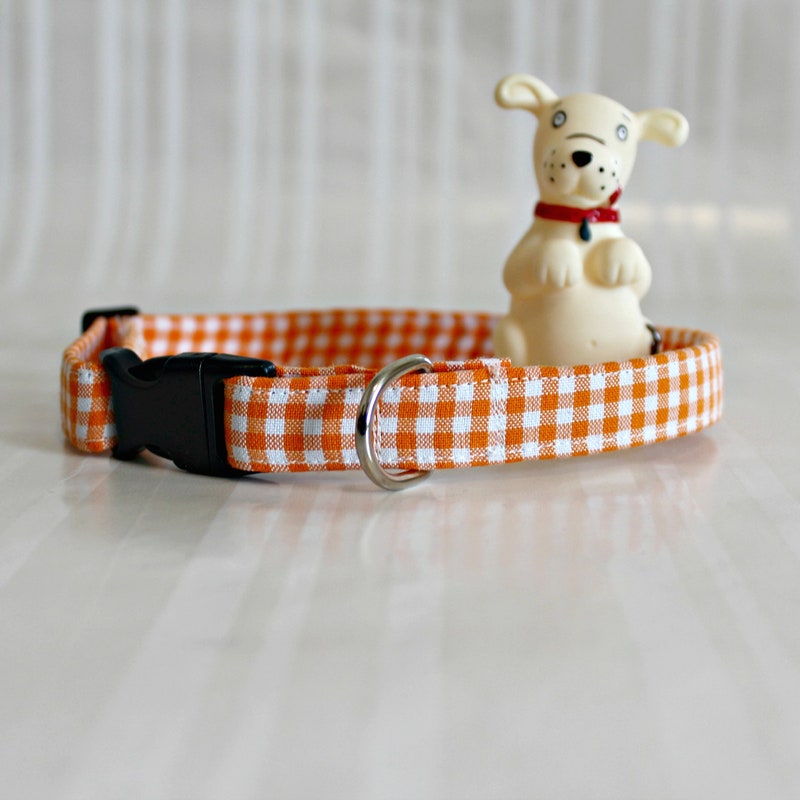 Orange Dog Collar - Etsy