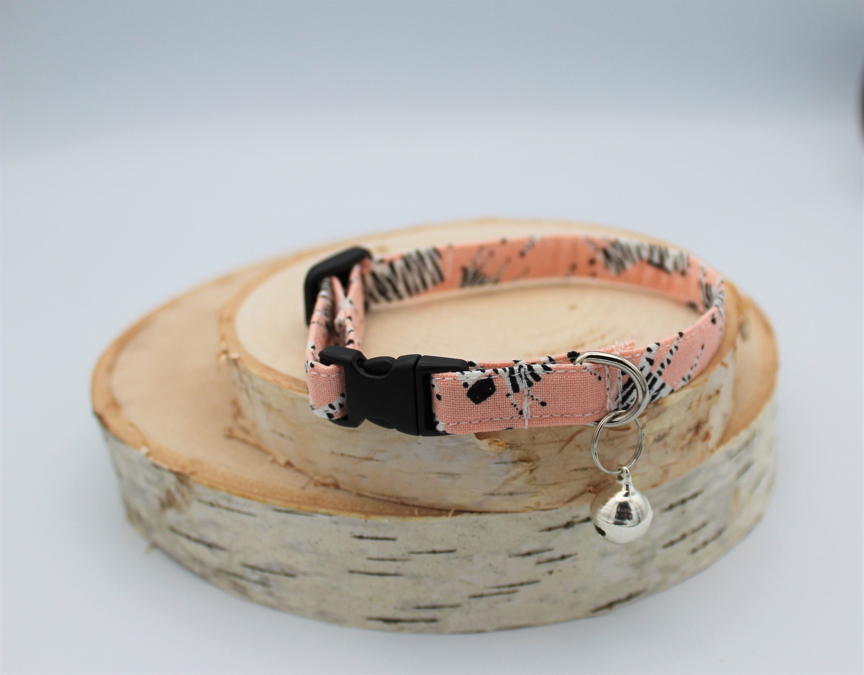 Cat Collar Zebra Print Cat Collar Black White Cat Collar - Etsy