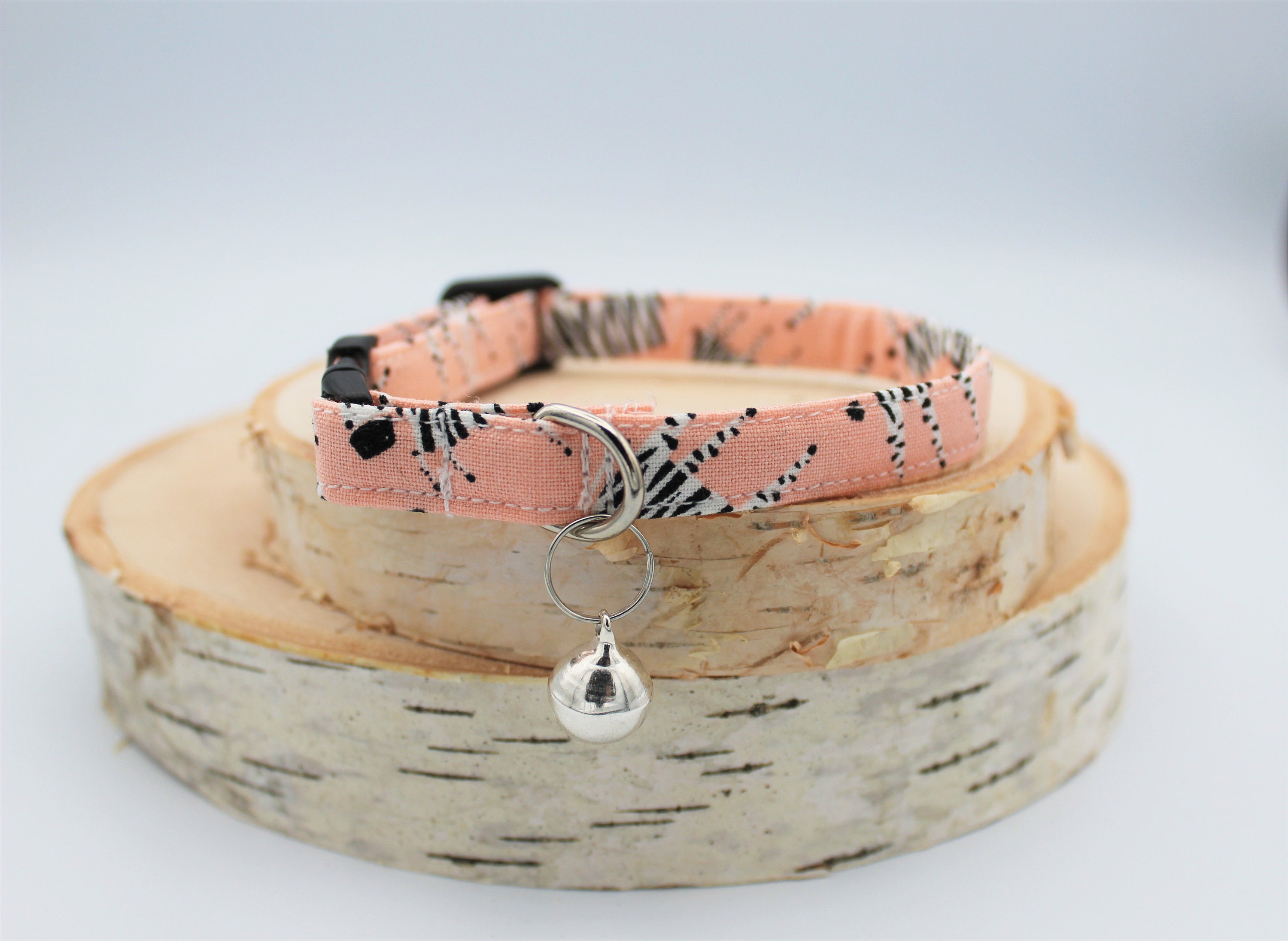 Cat Collar Zebra Print Cat Collar Black White Cat Collar - Etsy