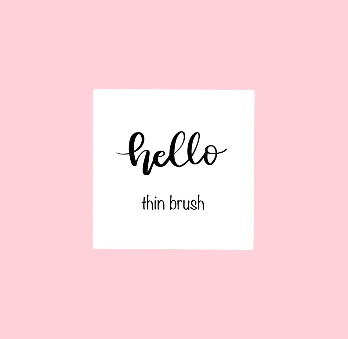 Procreate Brushes Basic Procreate Brush Set Monoline Brush - Etsy