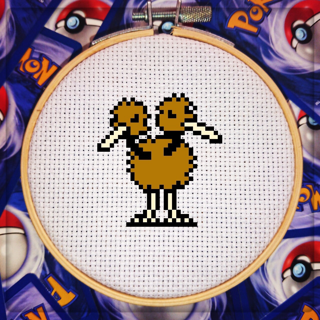 Pokémon 084 Doduo 8-bit Pixel Cross Stitch Pattern PDF Instant - Etsy