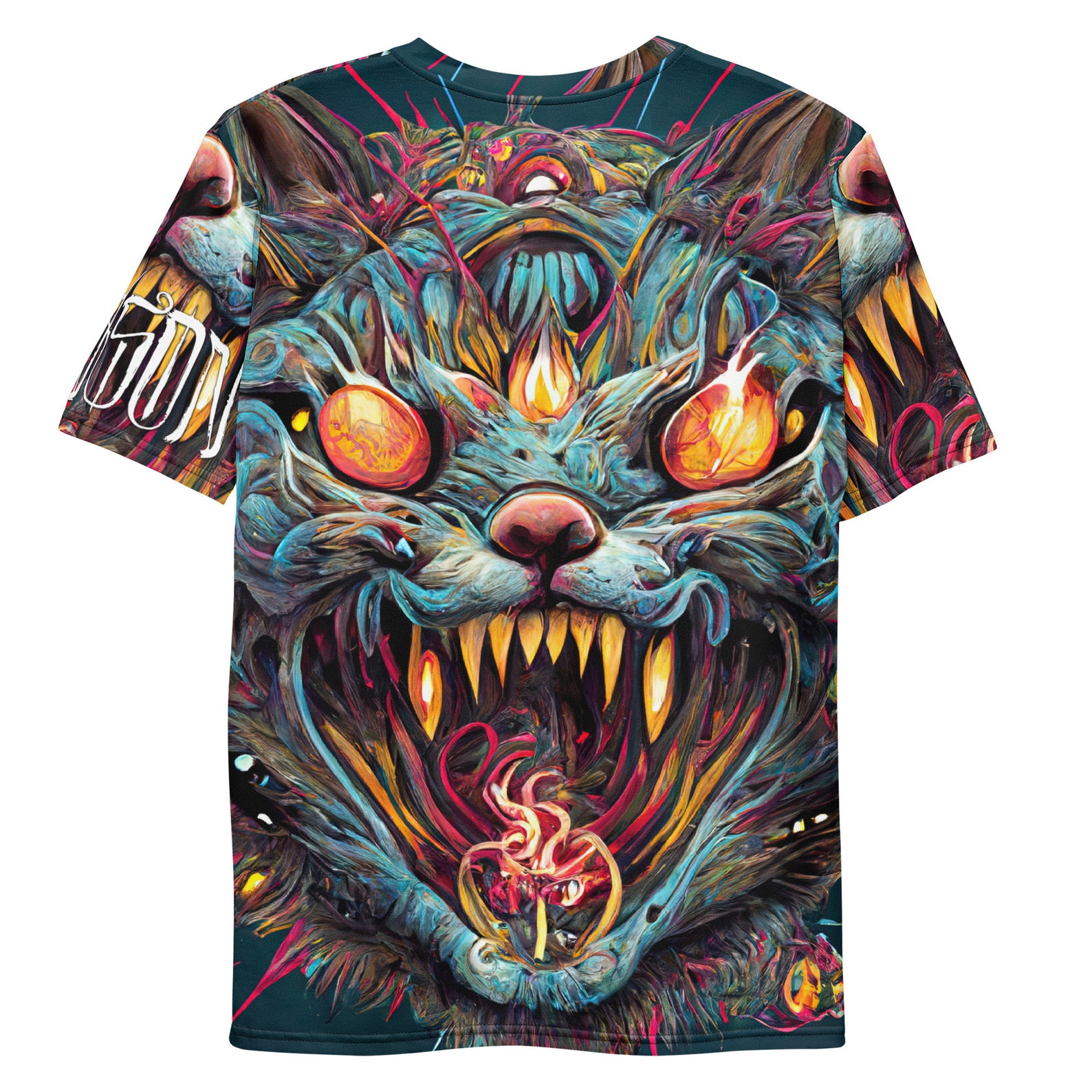 Graffiti Style Shirt, Screaming Cat VINSON Signature Series All-over ...