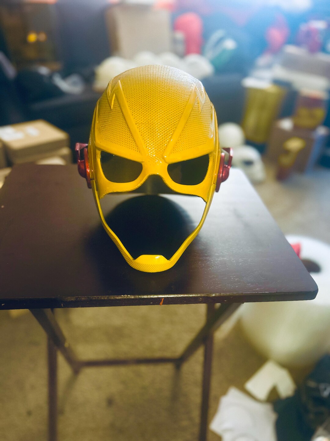Season 6-8 CW Reverse Flash Helmet With Magnetic Jaw Made to Order - Etsy