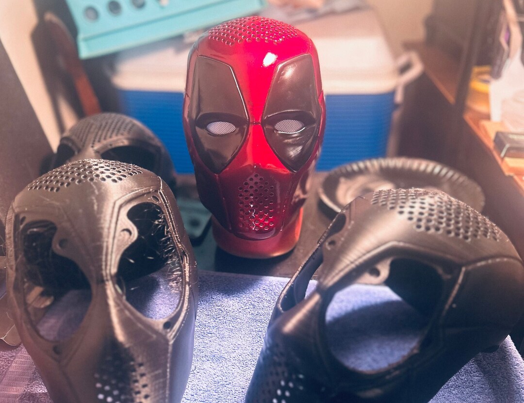 Deadpool Faceshell Made to Order - Etsy