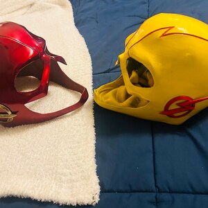 The CW Flash or Reverse Flash Helmet 3D Printed Made to Order - Etsy