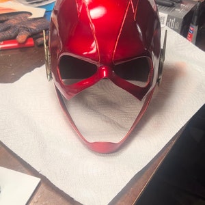The CW Flash or Reverse Flash Helmet 3D Printed Made to Order - Etsy