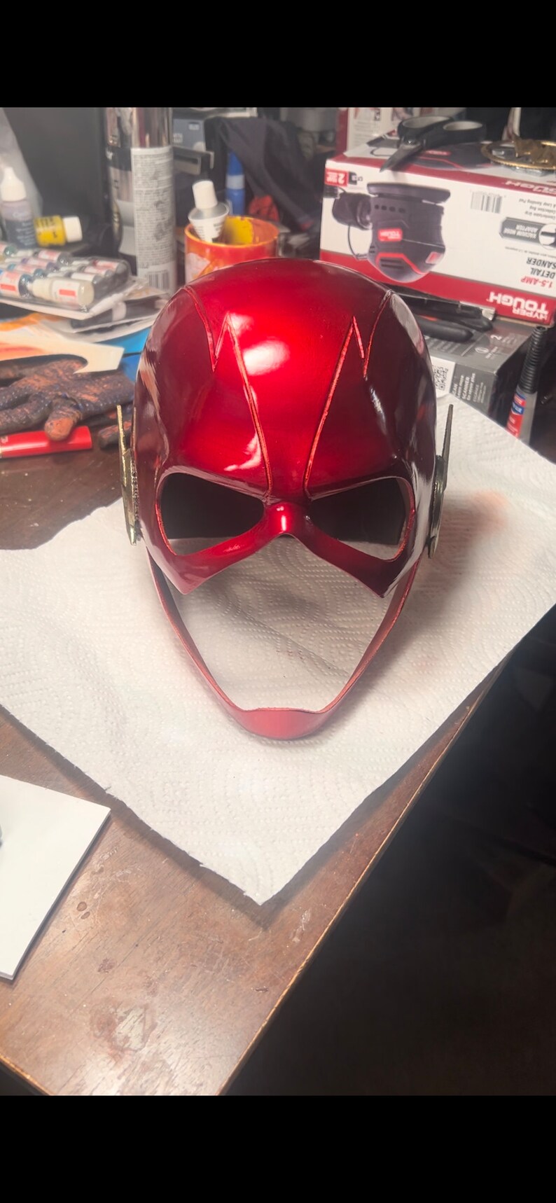 The CW Flash or Reverse Flash Helmet 3D Printed Made to Order - Etsy