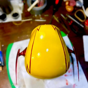 The CW Flash or Reverse Flash Helmet LONG EARBOLTS Made to Order - Etsy