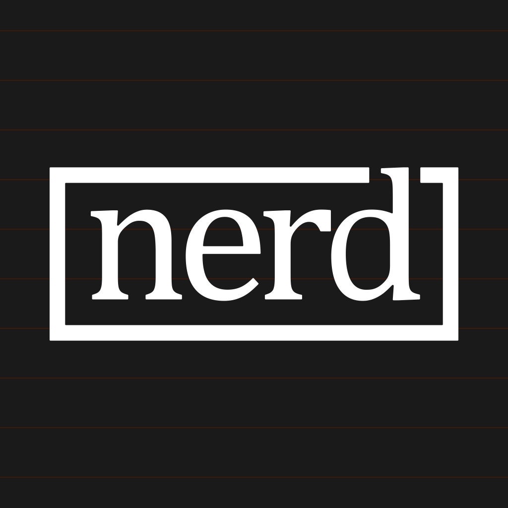 Nerd Decal - Etsy