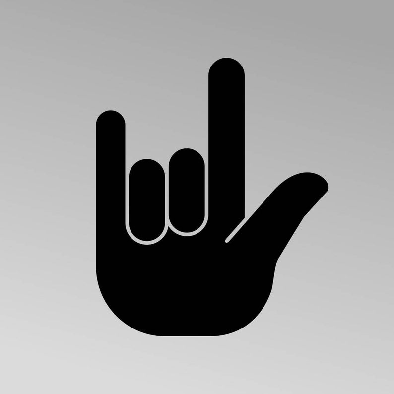 I Love You Sign Decal American Sign Language Etsy i-love-you-sign-decal-american-sign-language-etsy