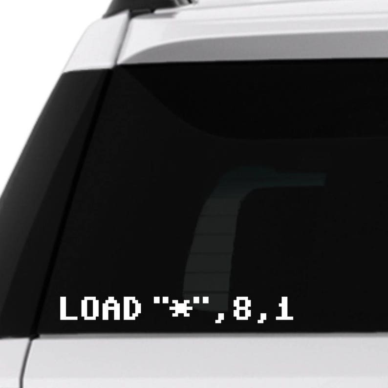 Load "*",8,1 Decal - Commodore 64 / 128 - Etsy