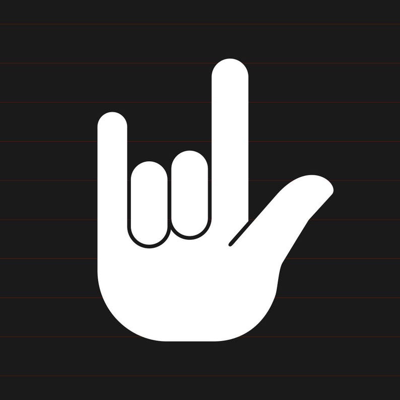I Love You Sign Decal American Sign Language Etsy i-love-you-sign-decal-american-sign-language-etsy