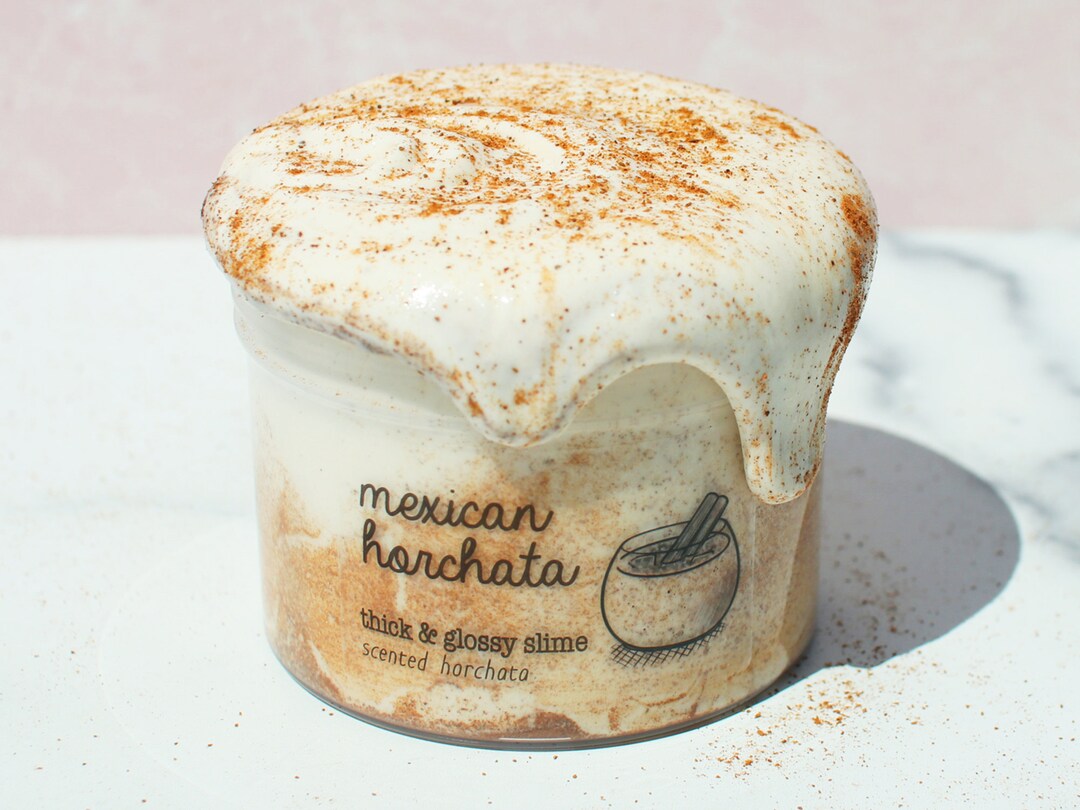 Mexican Horchata Thick & Glossy Slime Thickie Slime - Etsy