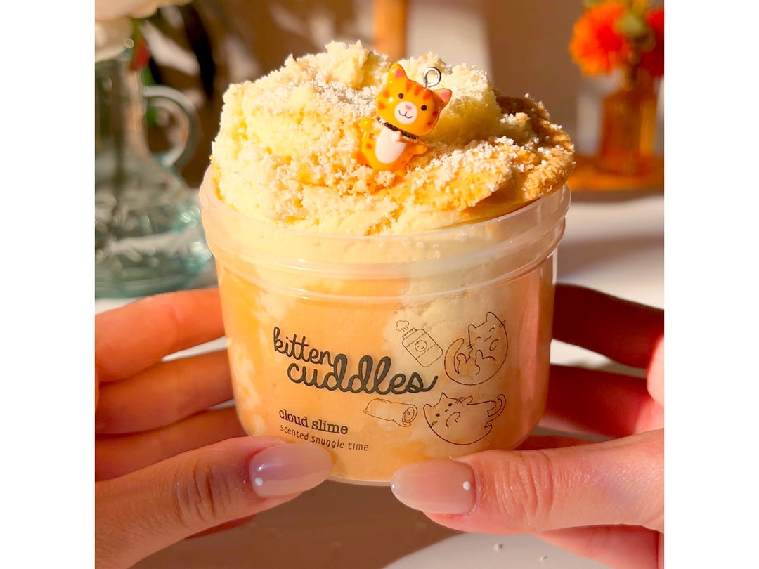 Kitten Cuddles, Cottagecore Slime, Cloud Slime, Baby Powder Scented ...