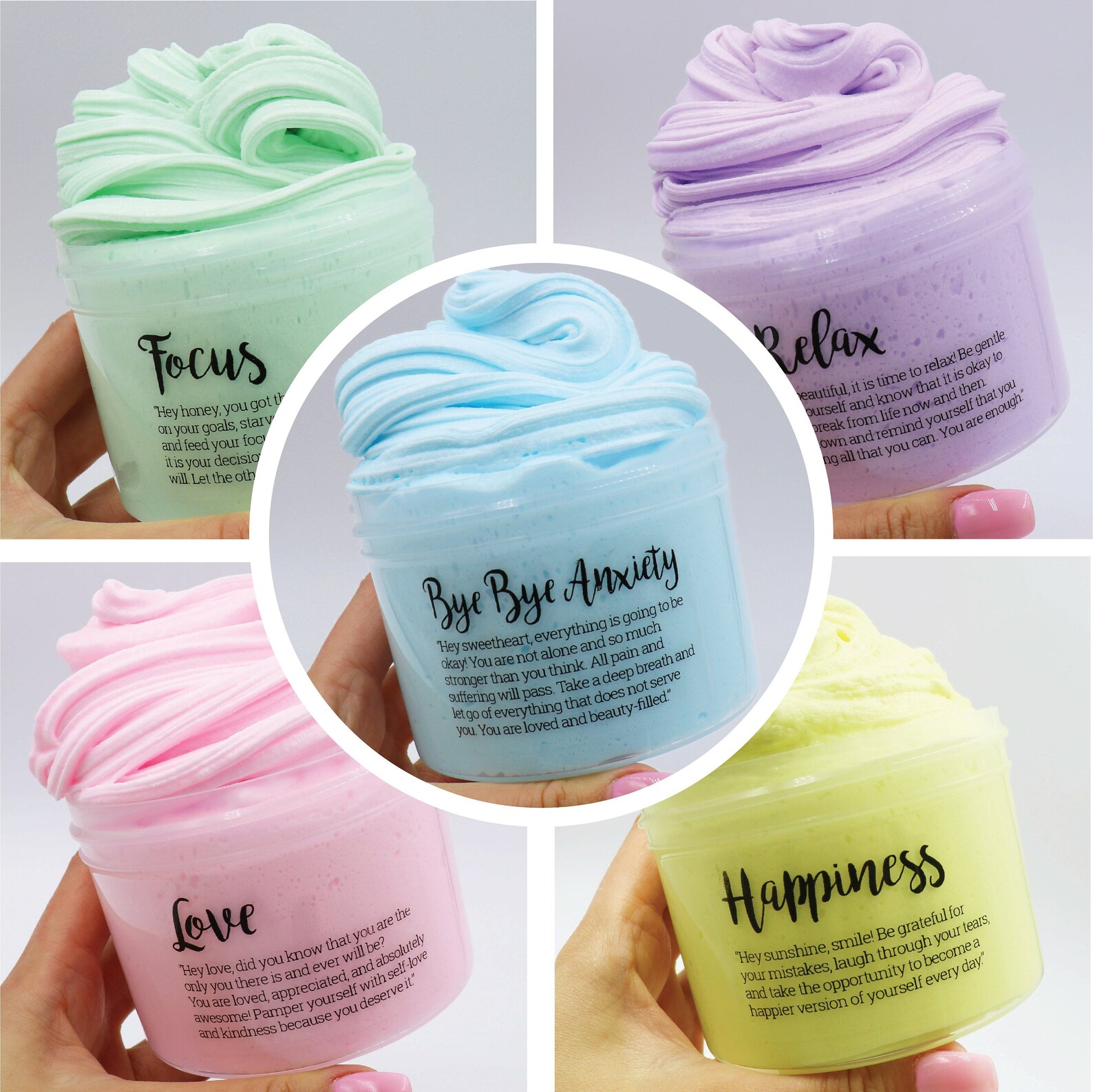 Aromatherapy Slime Box Mood Bundle Scented Butter Slime | Etsy