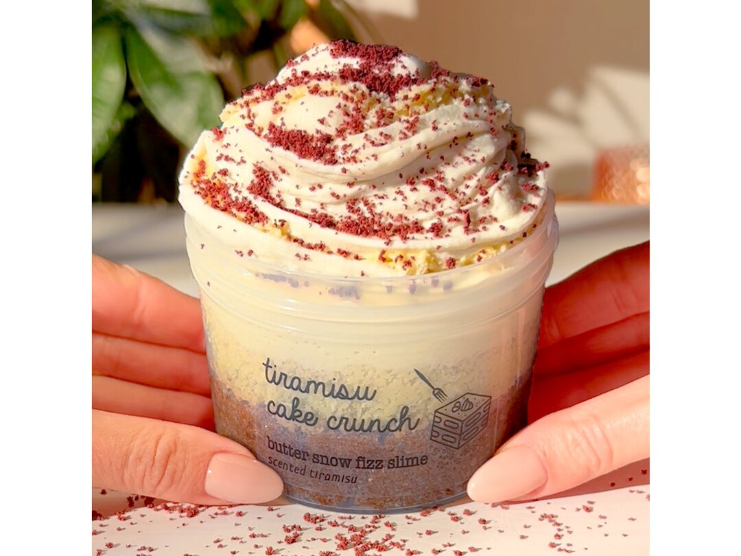 Tiramisu, Crunchy Slime, Snow Fizz Slime, Layered Slime, Chocolate ...