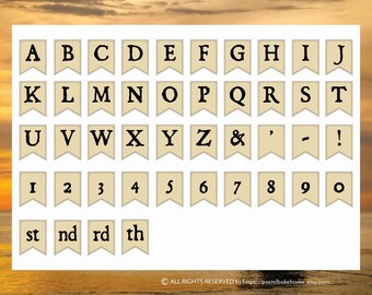 Pirate alphabet | Etsy