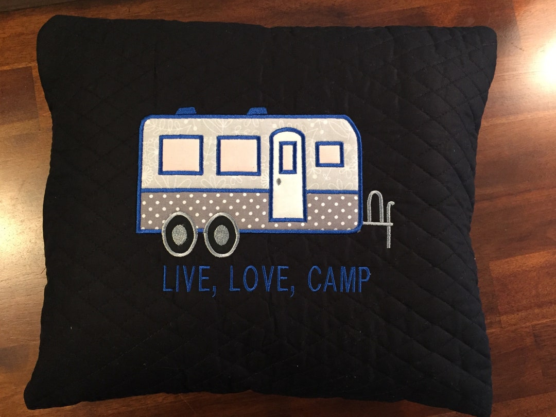 RV Camper Applique Design - Etsy