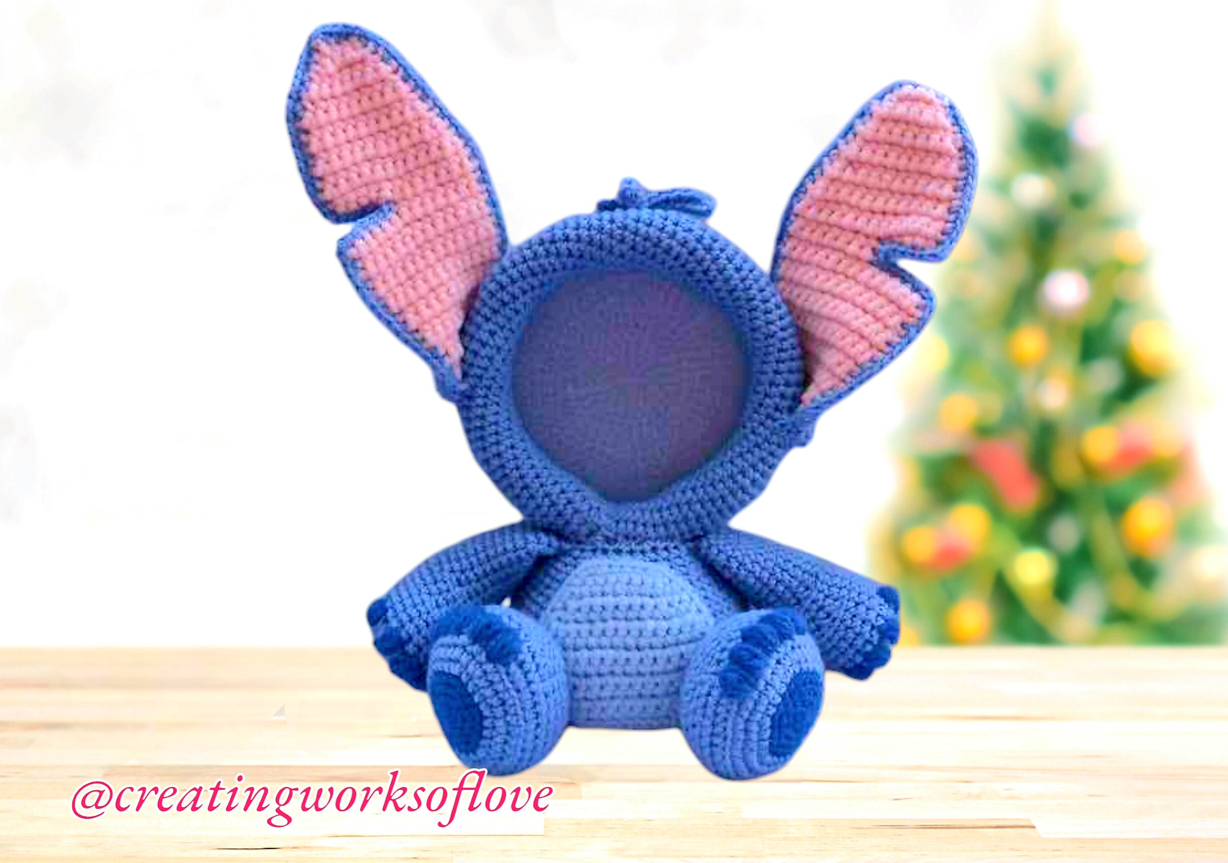 Crochet Lilo and Stitch Photo Frame, Crochet Frame, Crochet Stitch - Etsy