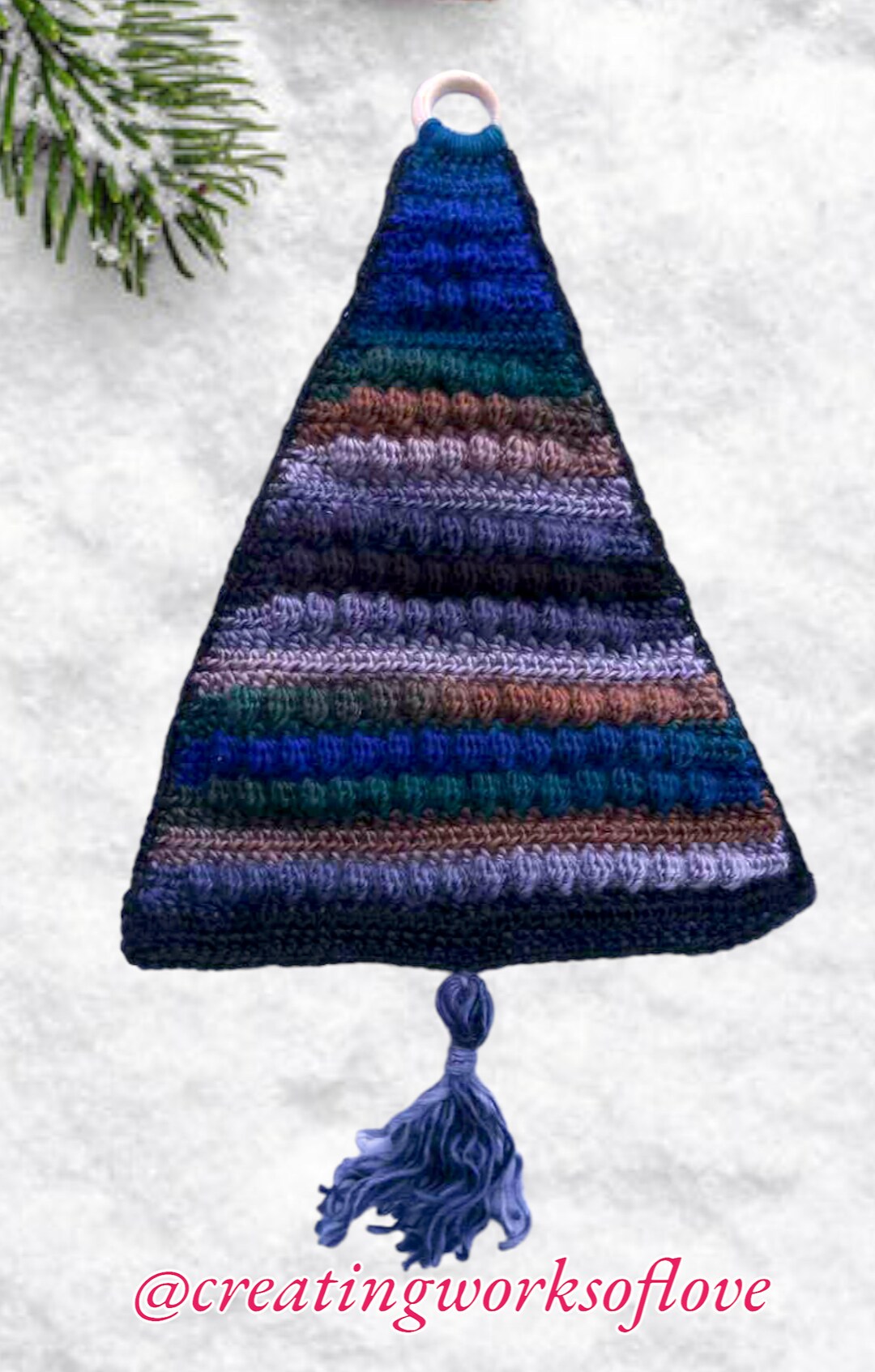 Crochet Christmas Tree Wall Hanging, Crochet Wall Hanging Tree - Etsy