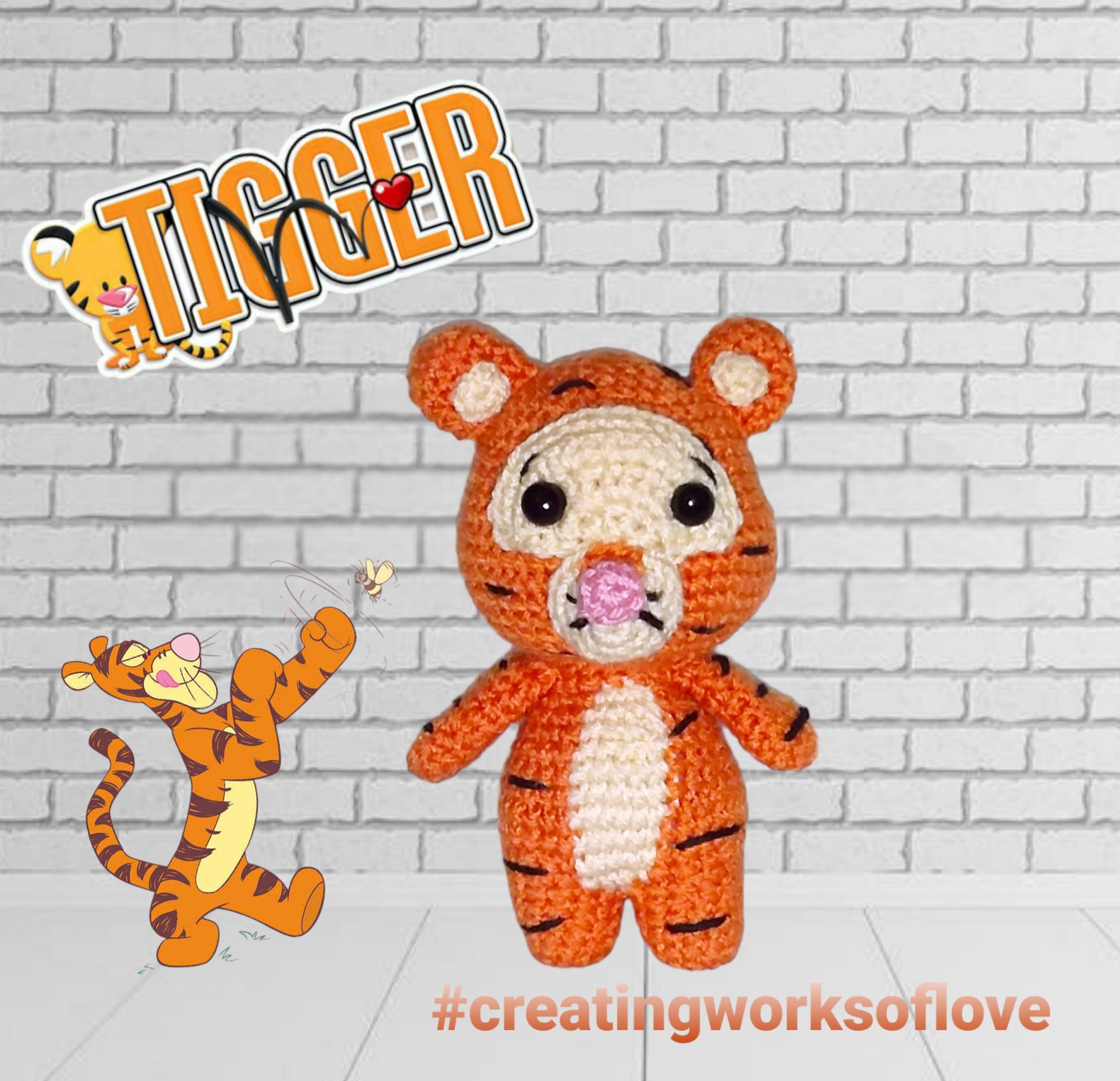 Winnie the Pooh and Friends Amigurumi Pattern, Crochet Pooh and Friends, Pooh, Christopher Robin ...