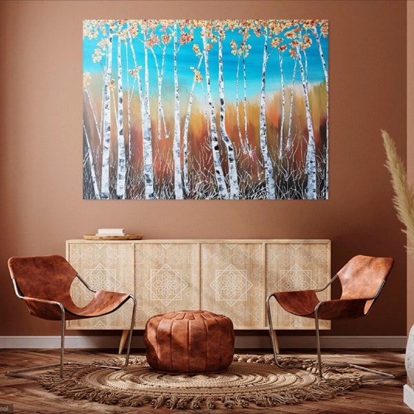 Aspen Tree Painting (You'll Enjoy) - Etsy