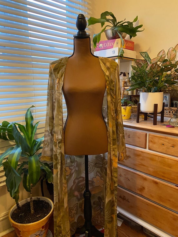90s sheer duster vintage - Gem