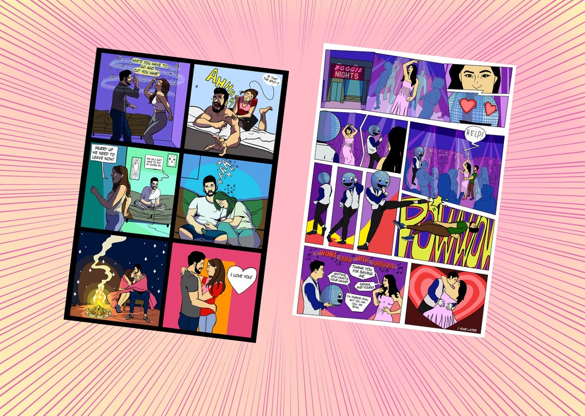 Custom Made Comic Book Pages for Any Occasion/made to - Etsy