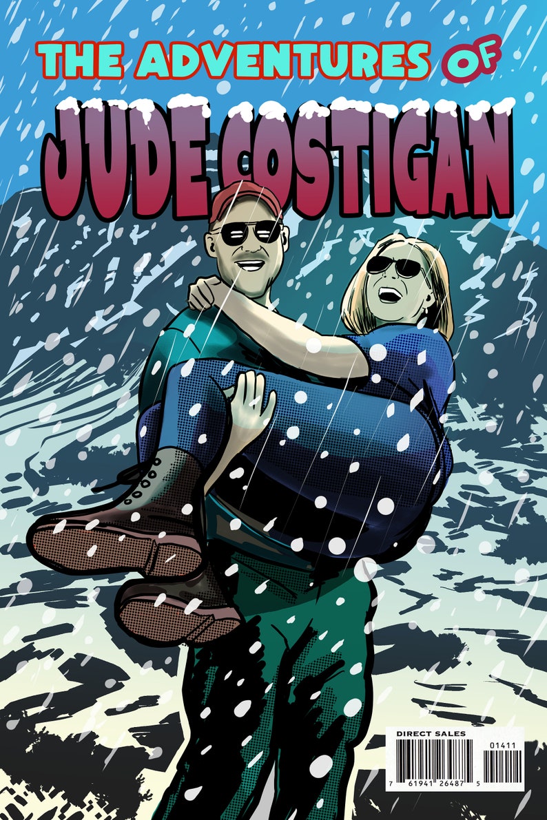 Custom Made Comic Cover Page for Any Occasion/made to Order/digital ...