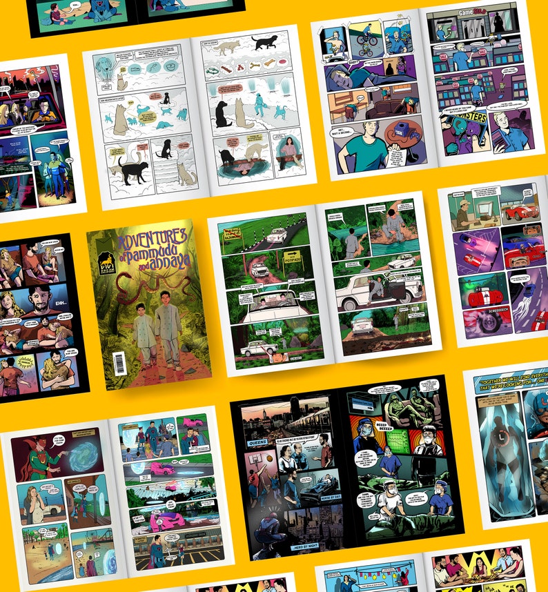 Custom Made Comic Book Pages for Any Occasion/made to Order/digital ...