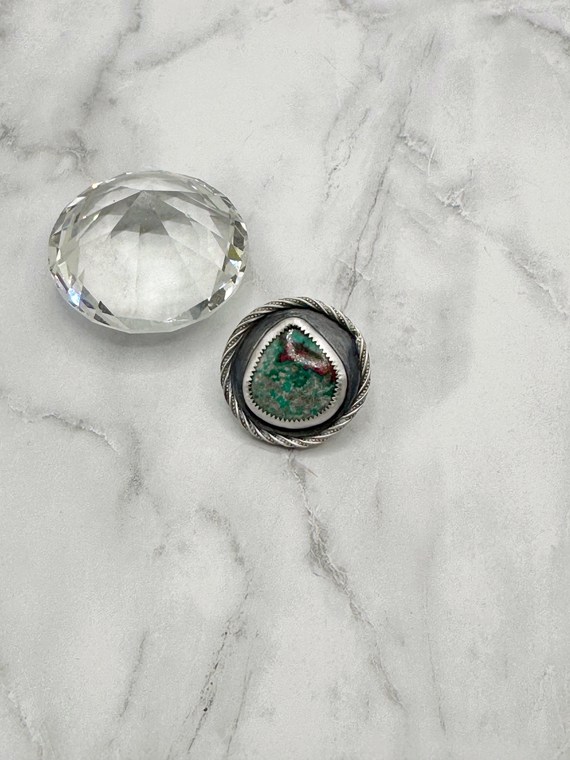 Bracelet Button, Gemstone Button for Bracelet, Sonora Sunrise ...