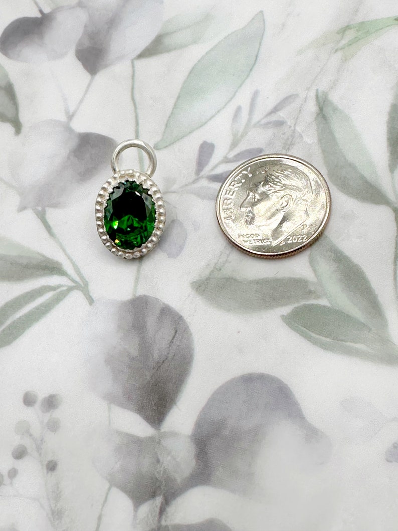 Bracelet Charm, Cubic Zirconia Charm, Necklace Pendant, Boho Charm ...