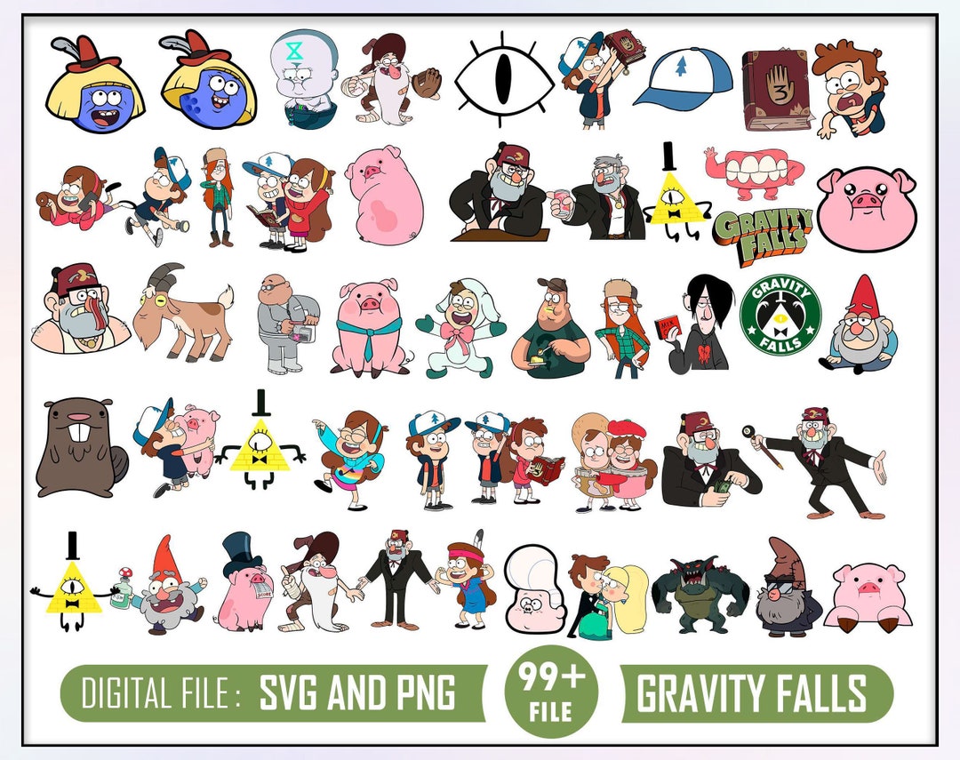 New Gravity Falls SVG, Gravity Clipart, Gravity Svg File, Gravity ...