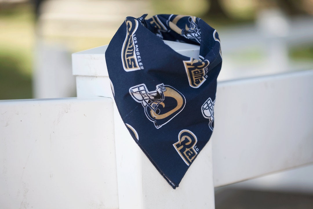 The Rams Bandana, Los Angeles Rams Dog Bandana - Etsy