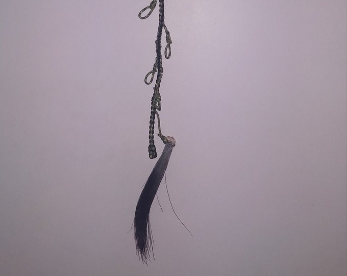 Paracord Turkey Beard Display anaconda and Black With Loops - Etsy