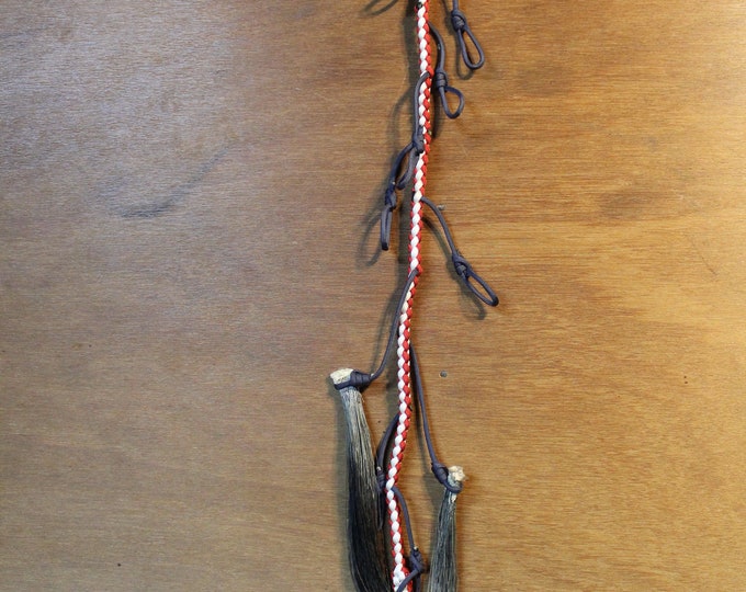 Paracord Turkey Beard Display (red, White and Blue With Loops) - Etsy