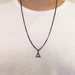 Men's Triangle Necklace Custom Men Necklace Mens - Etsy
