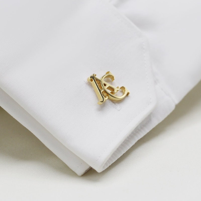 Letter Cufflinks - Etsy