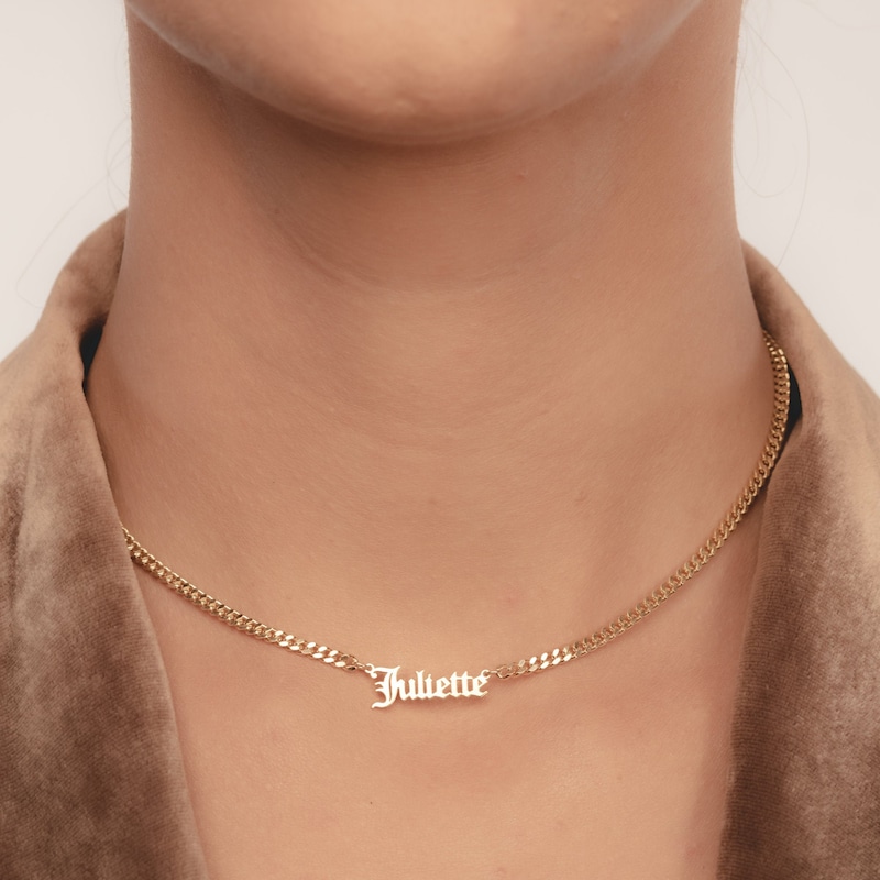 Gold Name Necklace - Etsy