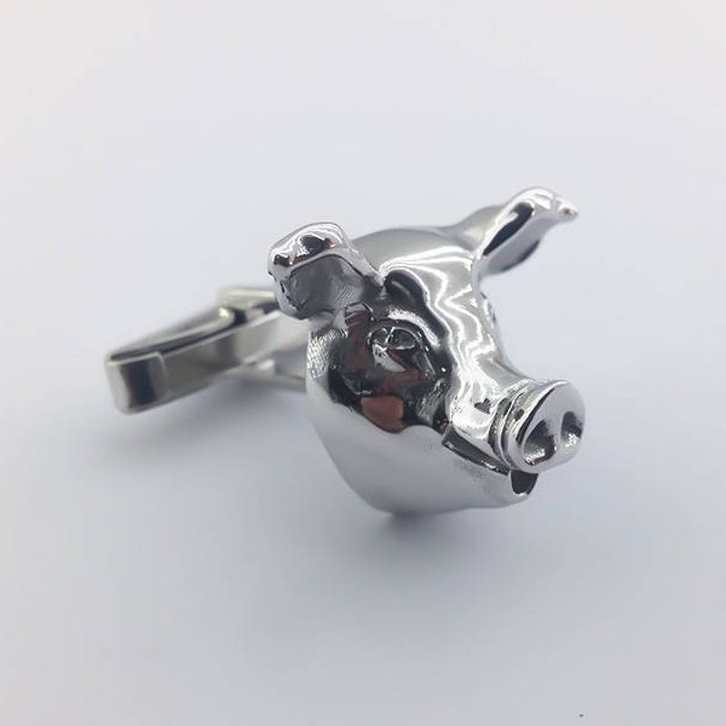 Pig Cufflinks - Etsy Canada