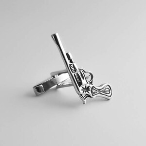 Gun Cufflinks - Weapon Cufflink - Handgun Cuff Links - Weapon Jewelry ...