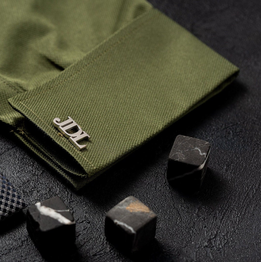 Custom Cuff Links - Personalized Name Cufflinks - Groom Wedding ...
