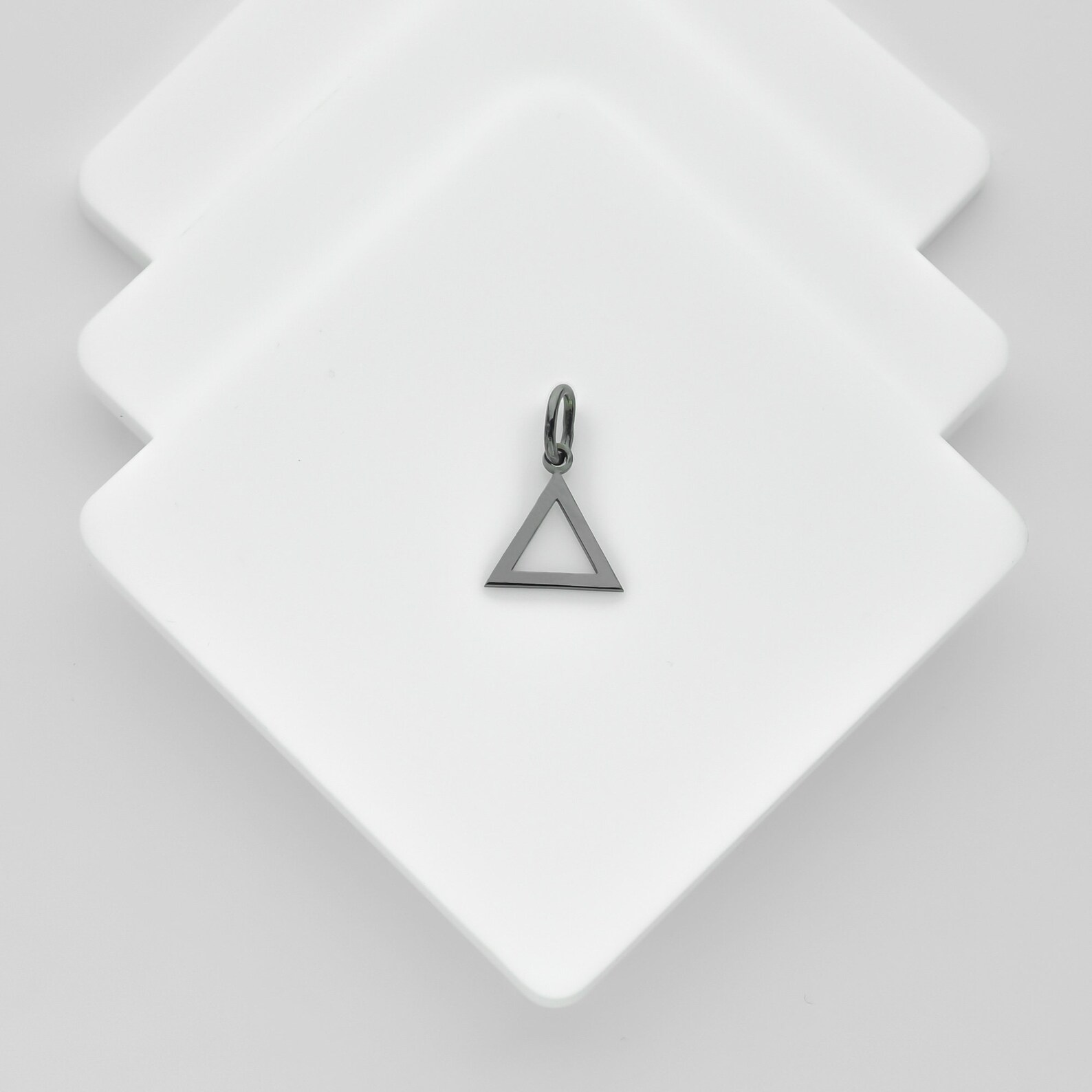 Men's Triangle Necklace Custom Men Necklace Mens - Etsy