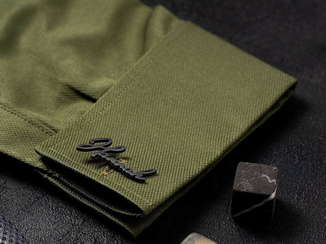 Personalized Name Cufflinks - Customized Cufflinks - Groom Wedding ...