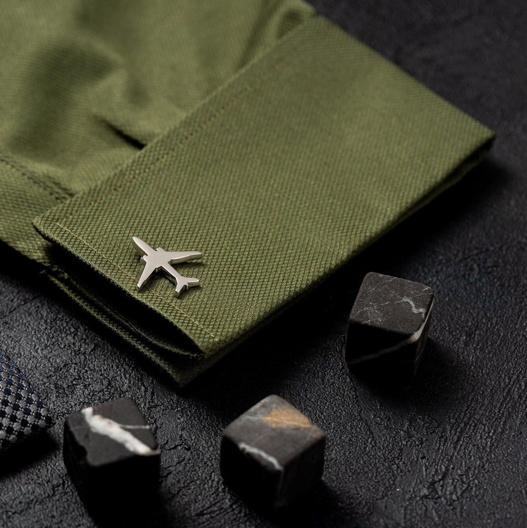 Boeing Airplane Cufflinks - Airplane Cufflinks - Boeing 777 Cufflink ...