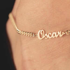 Personalized Name Anklet - Custom Name Anklet - Gold Filled Anklet ...